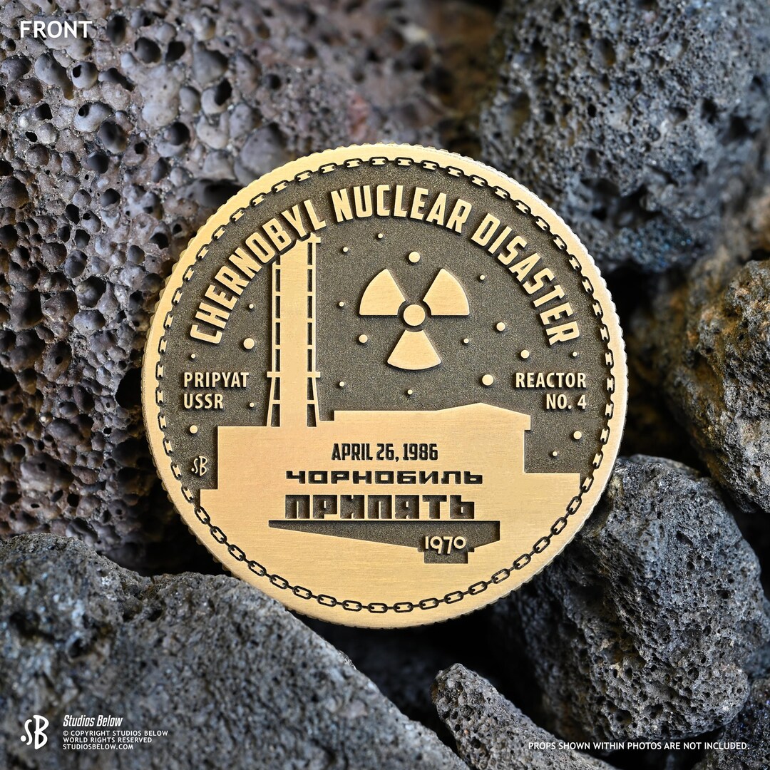 Chernobyl Commemorative Solid Brass Coin (medallion Heavy Nuclear ...