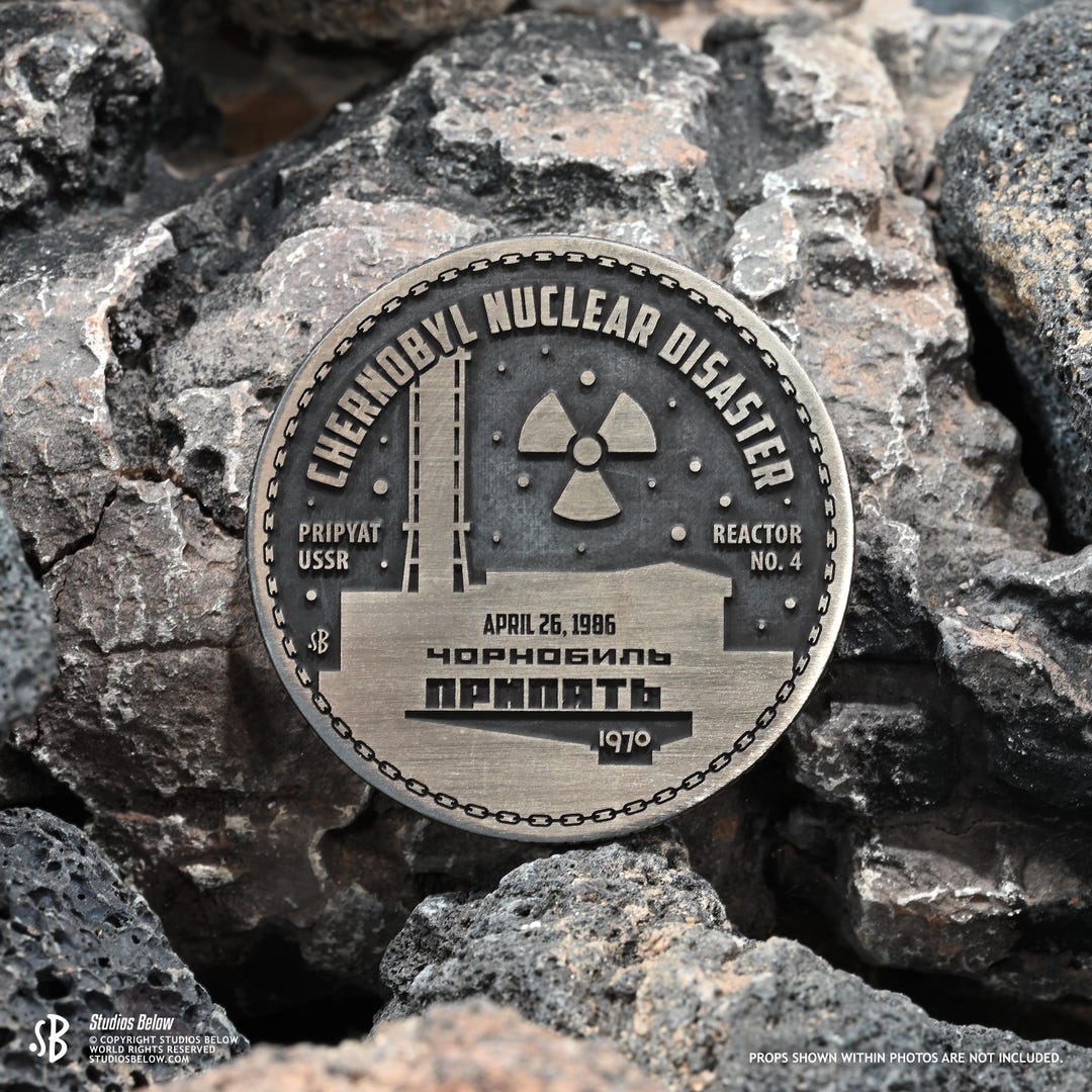 Chernobyl Commemorative Solid Brass Coin Medallion Heavy Nuclear ...