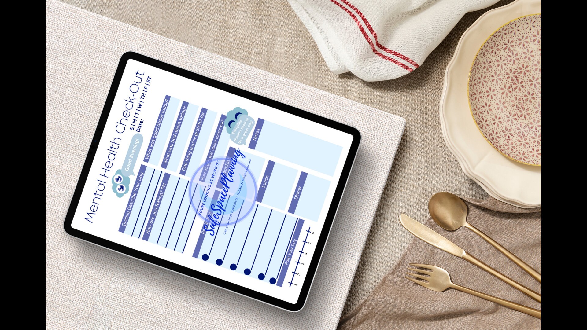 Mental Health Check in / Check Out Digital Download Mental Health ...