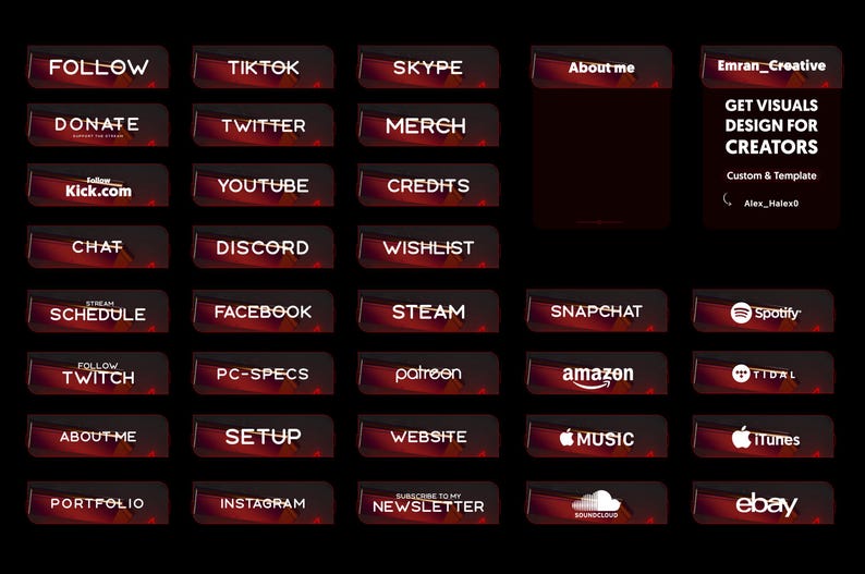 Customizable 3D Animated Text Logo Twitch Pack - Etsy