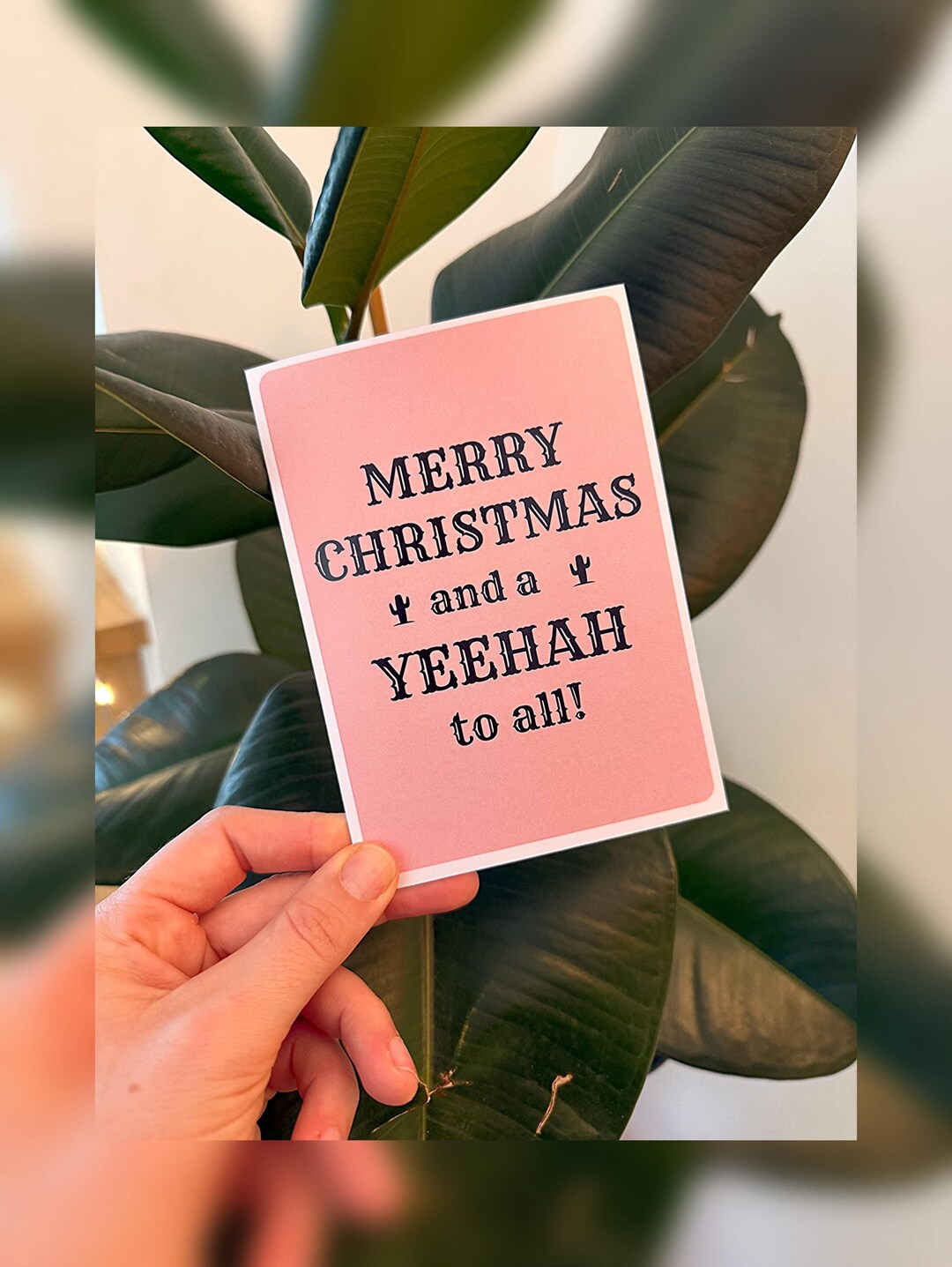 Yeehah Christmas Card / Yeehaw Christmas Card / Wild West Christmas ...