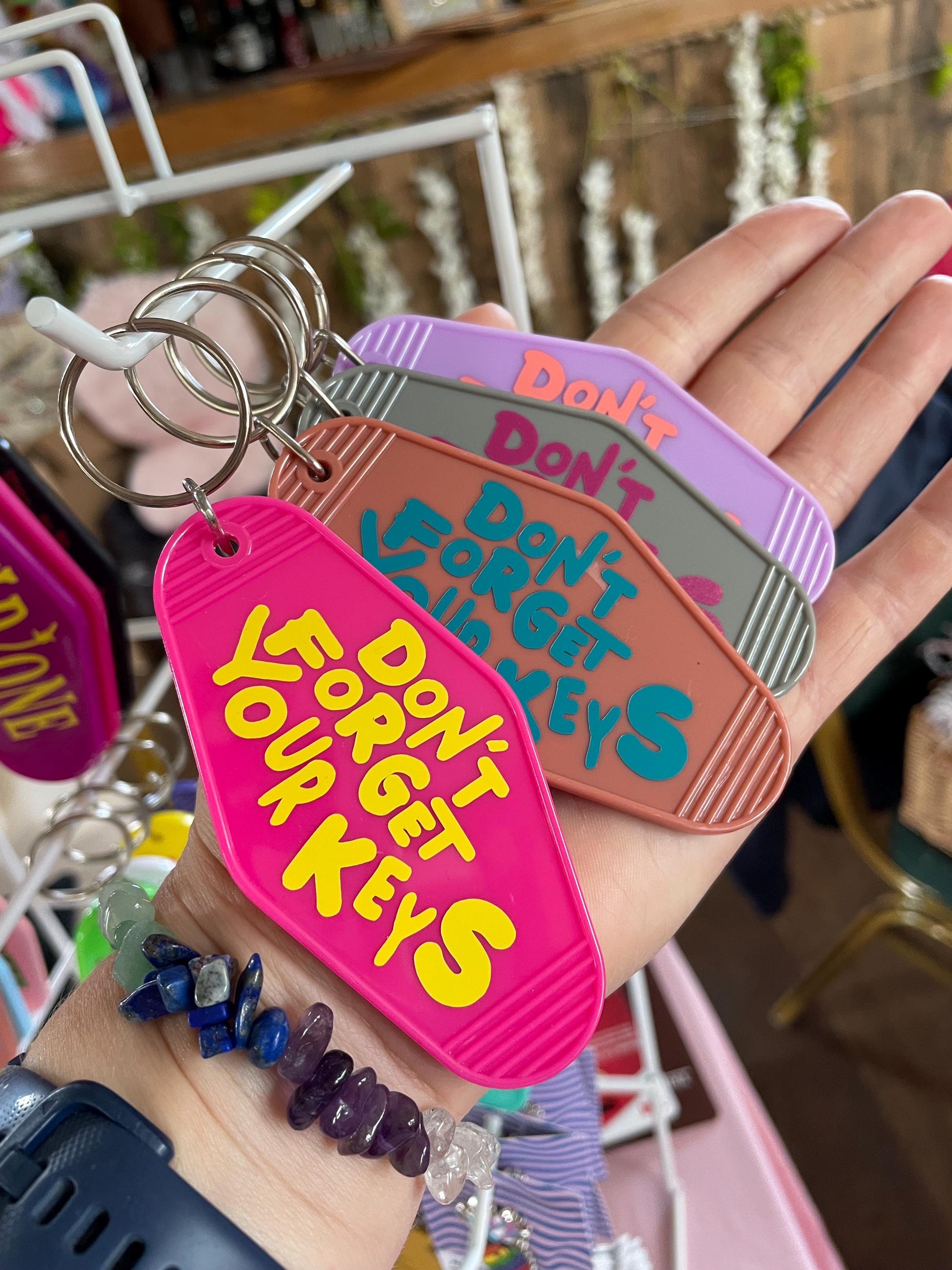 Don’t Forget Your Keys Motel Key Chain - Etsy