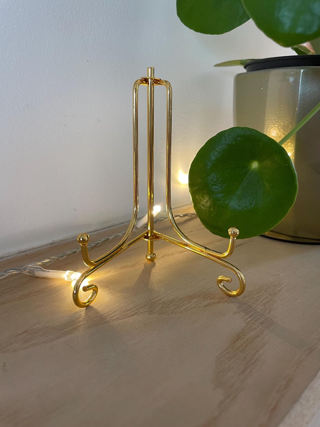 Gold Display Easel for Plates, Plate Display Stand, 4 Inch Plate Stand ...