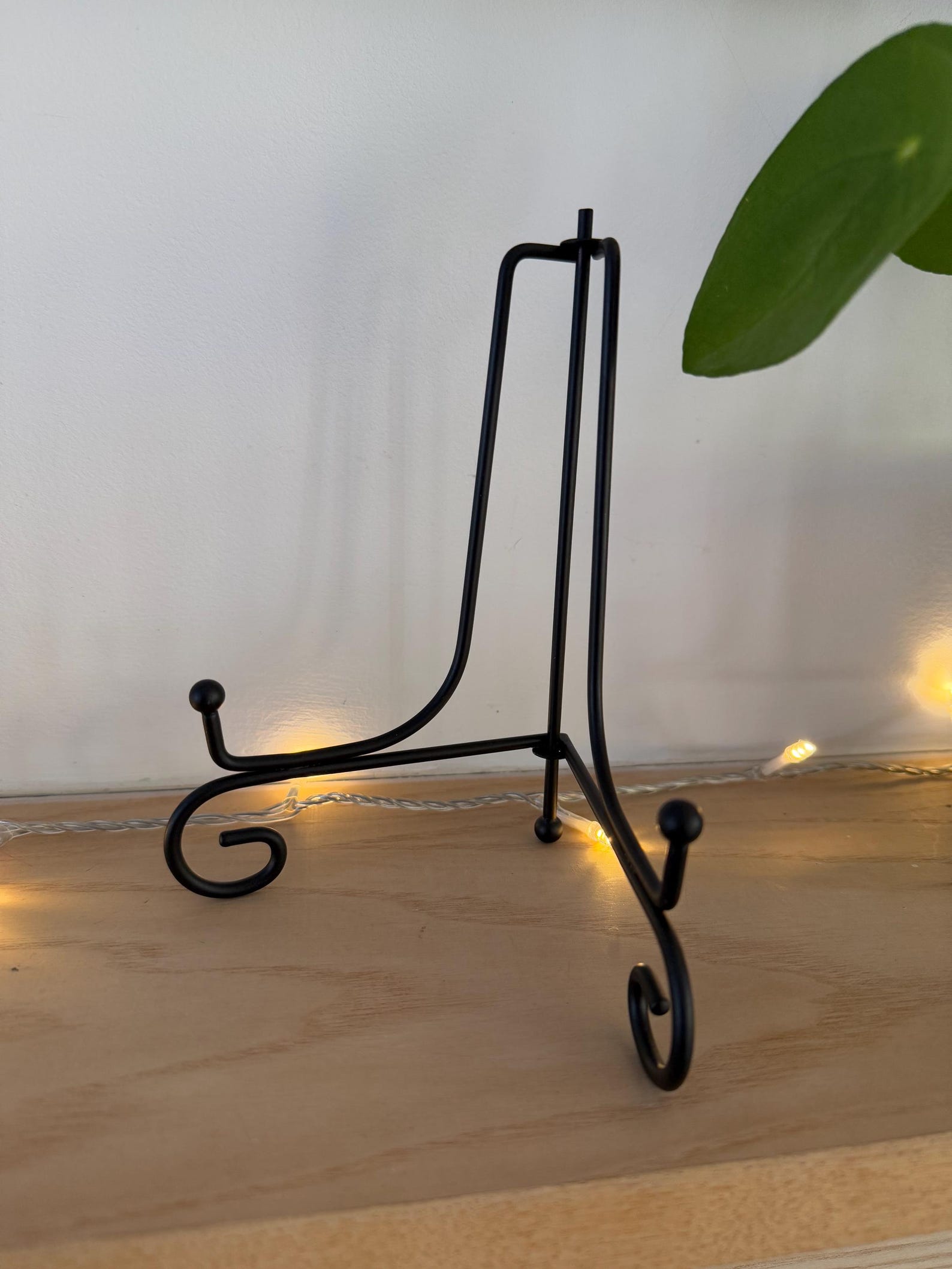 Black Metal Display Easel for Plates, Plate Display Stand, 15 Inch ...
