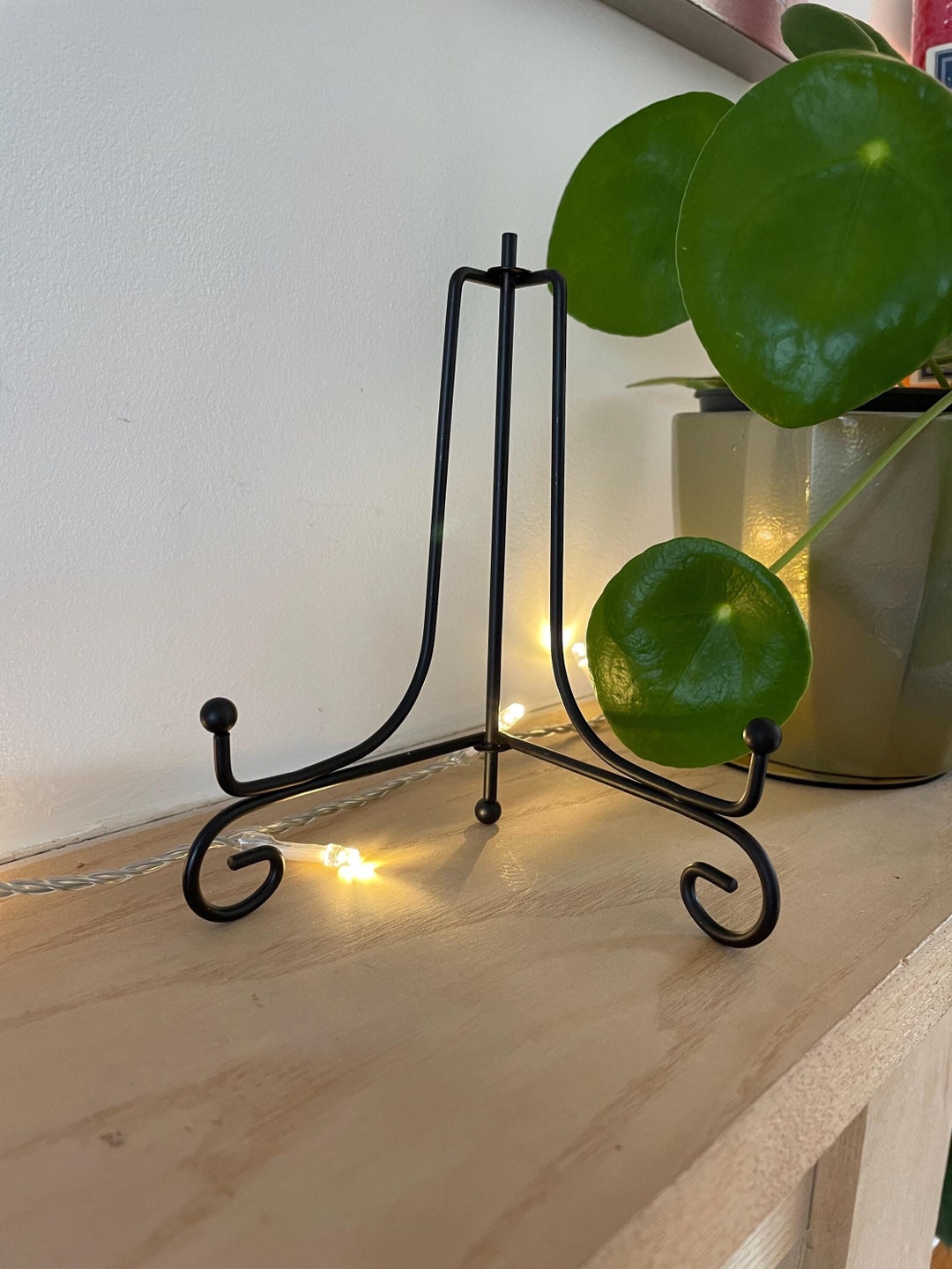 Matte Black Metal Plate Stand: 6-inch Display Easel for Plates, Plate ...