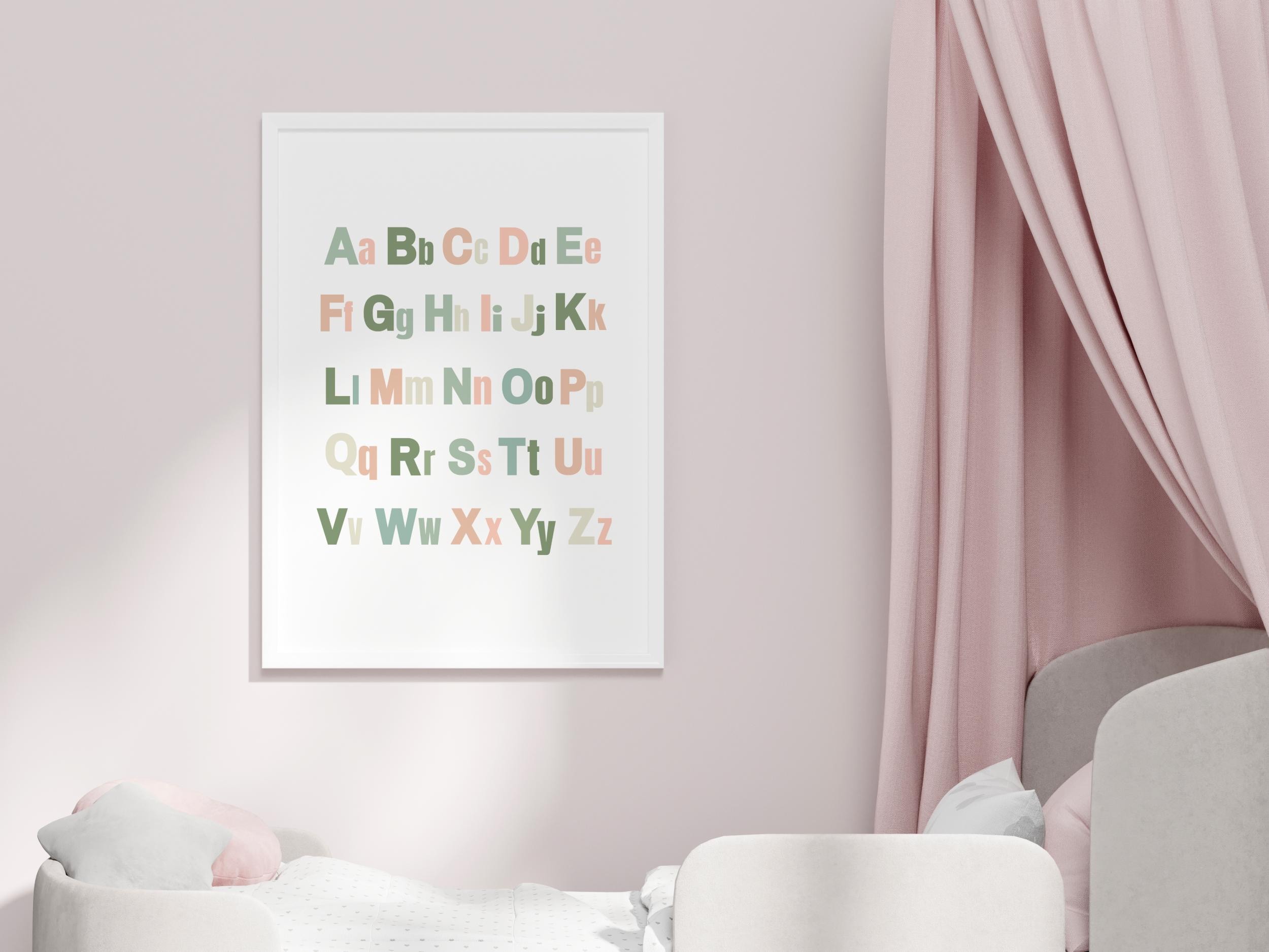 Educational Alphabet Wall Art Printable, Abc Poster, Back to School ...