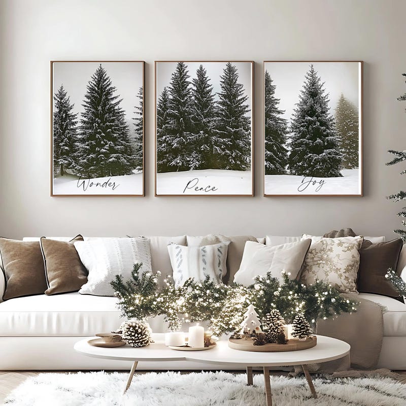 Winter Tree Print - Etsy