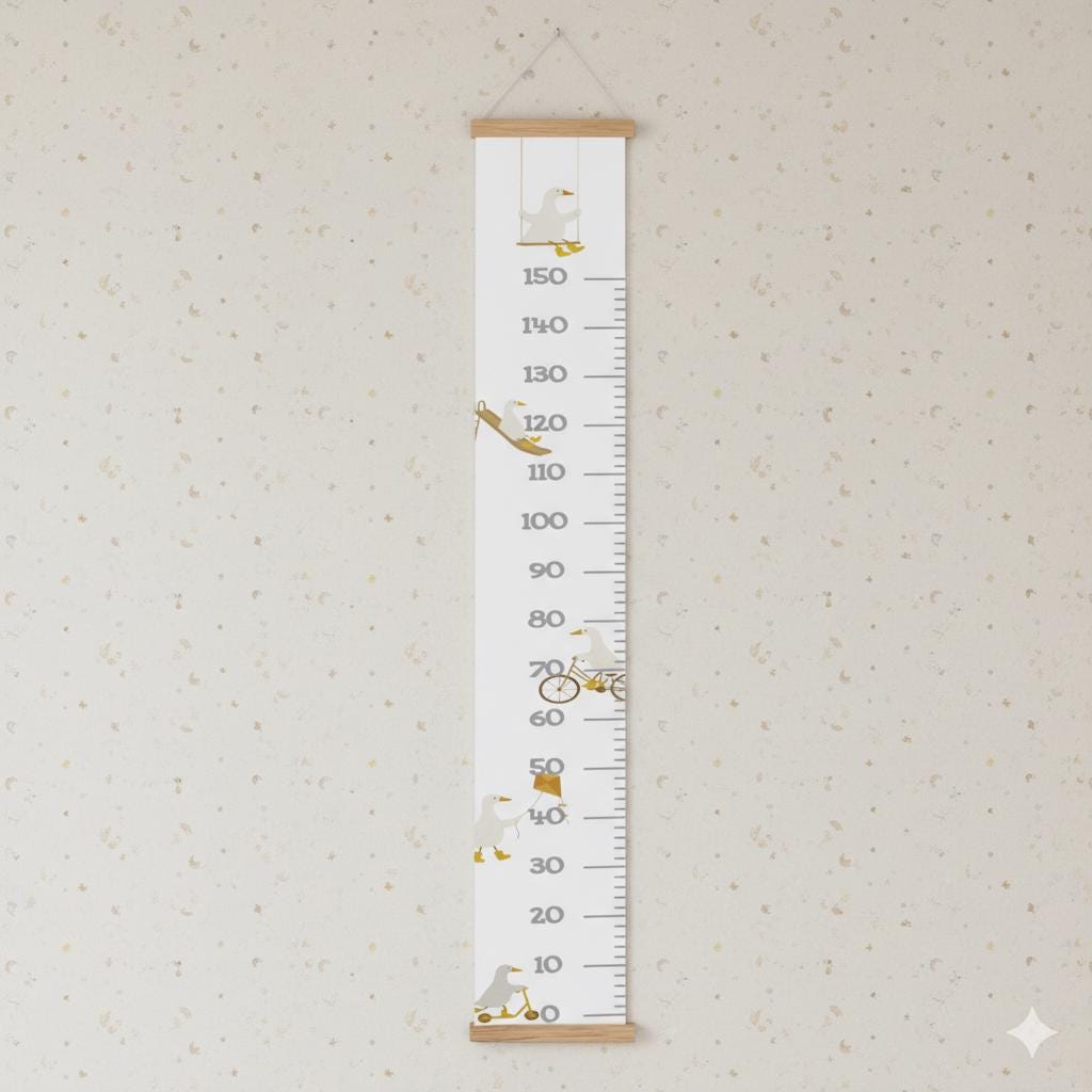 Goose Height Chart: Scandinavian Nursery Decor (digital Download) - Etsy
