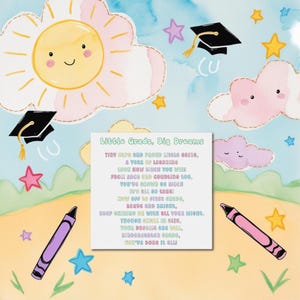 Preschool Graduation Poem: End of Year Keepsake (printable) - Etsy