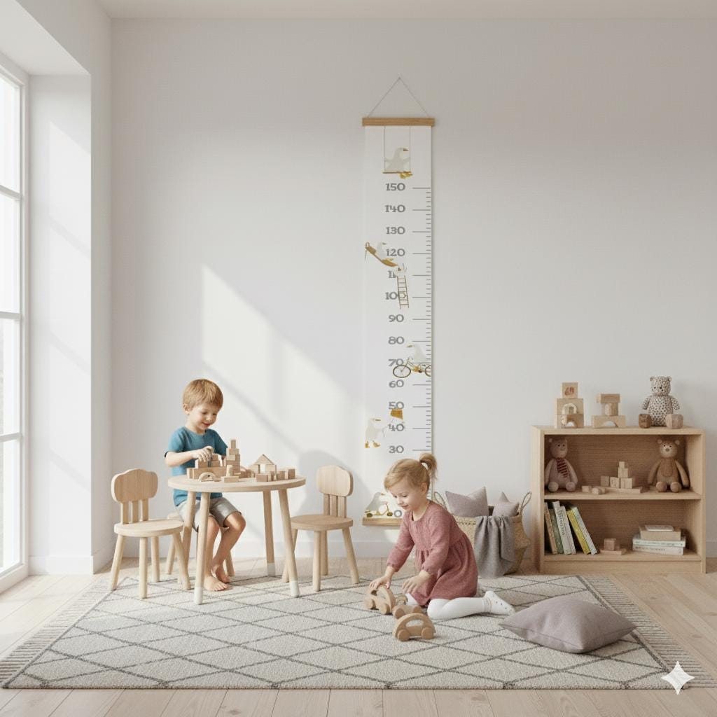 Goose Height Chart: Scandinavian Nursery Decor (digital Download) - Etsy