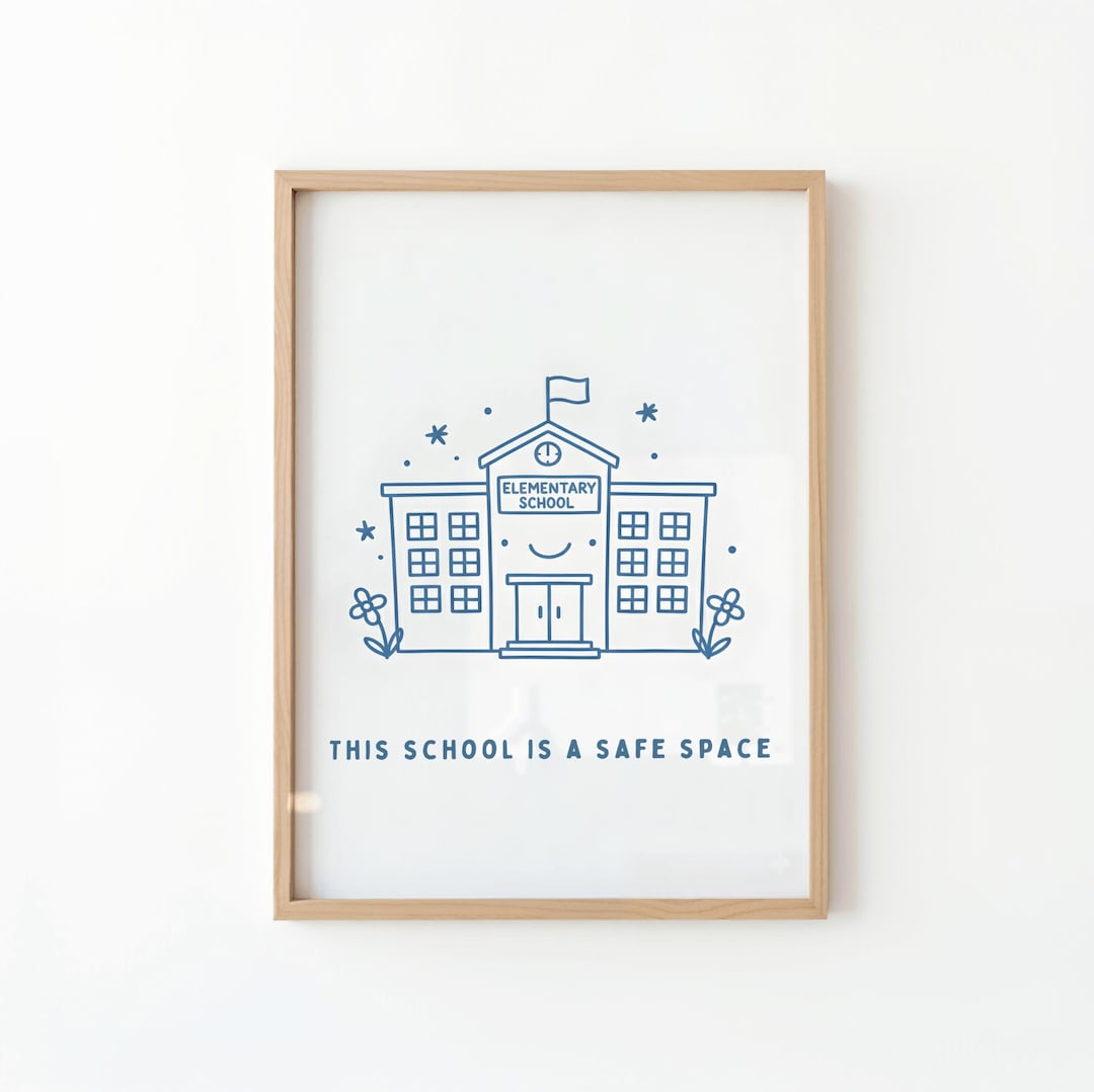 Safe Space Classroom Poster, Classroom Posters Quotes, Calm Down Corner ...