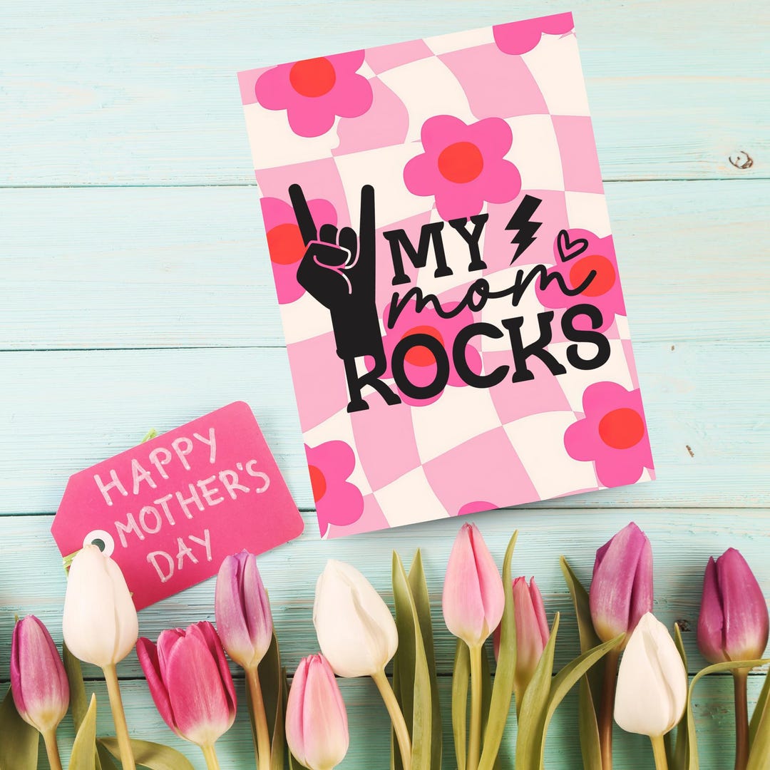 My Mom Rocks,mum My Rock,gift for Mum,mothers Day,mum Birthday,love You ...