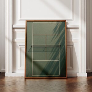 Padel Court Vintage Poster,padel Wall Art Print,pickleball Printable ...