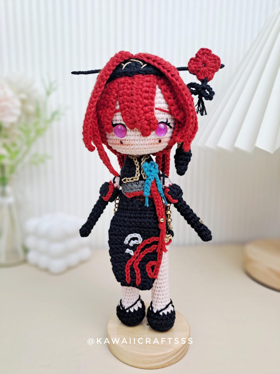 Wuthering Waves Yinlin Crochet Doll Handmade Plushie - Etsy