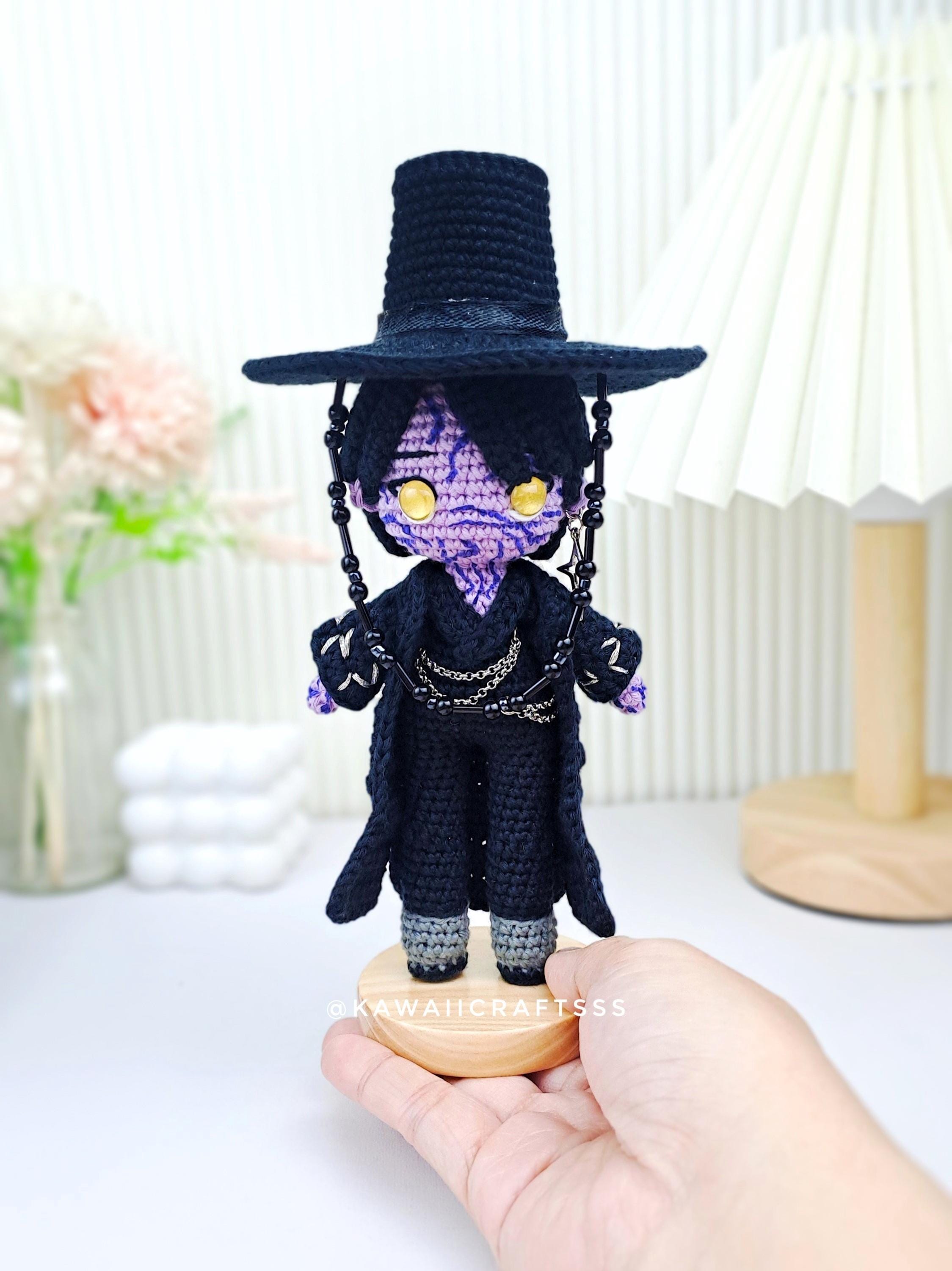 Demon Inspired Crochet Doll, Dark Fantasy Amigurumi - Etsy