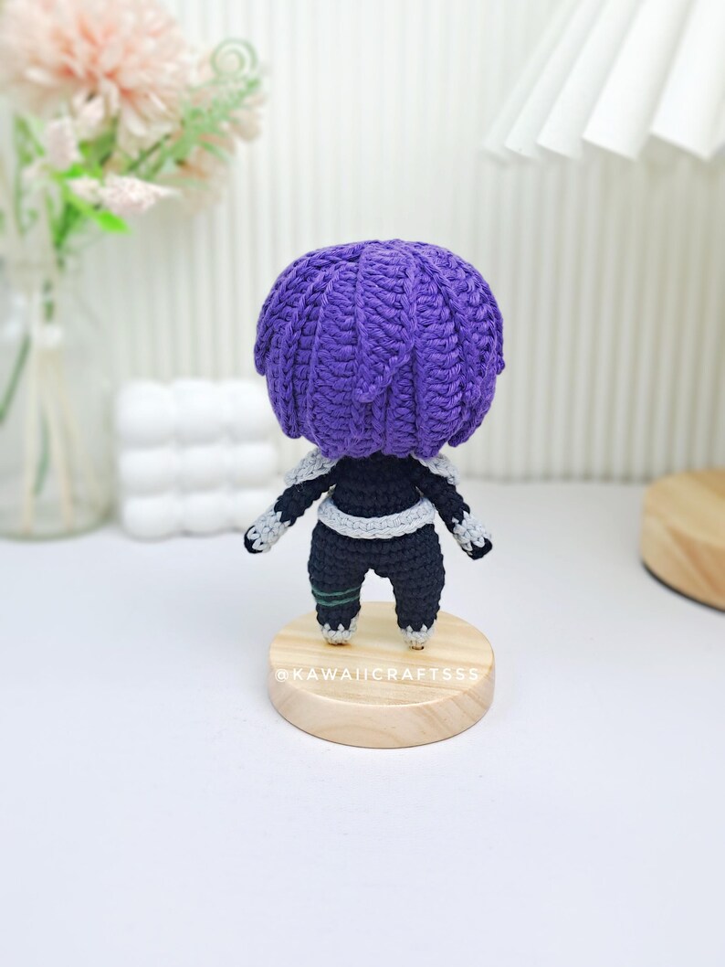 Purple Hair Vice Captain Inspired Amigurumi Crochet Doll - Etsy