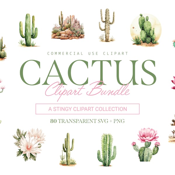 Cactus Art - Etsy