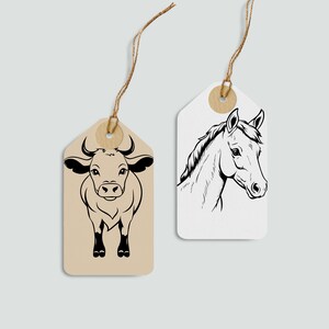 Farm Animals Clipart Bundle - 58 Designs | SVG & PNG | High Resolution ...