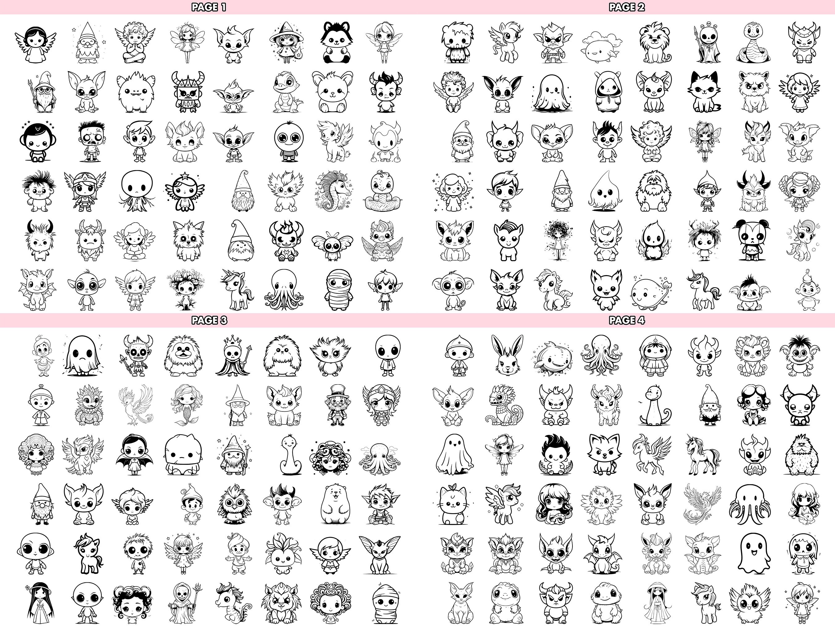 Magical Creatures 272 Designs SVG and PNG High - Etsy