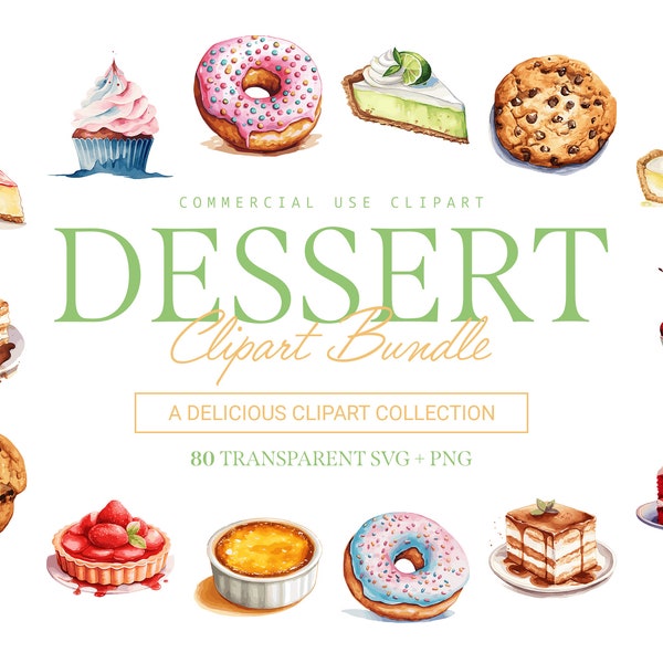 Dessert Svg - Etsy