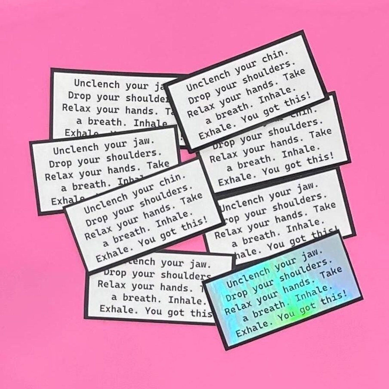 Therapy Sticker Anxiety Self Talk Stickers Psychology Coping Skills ...