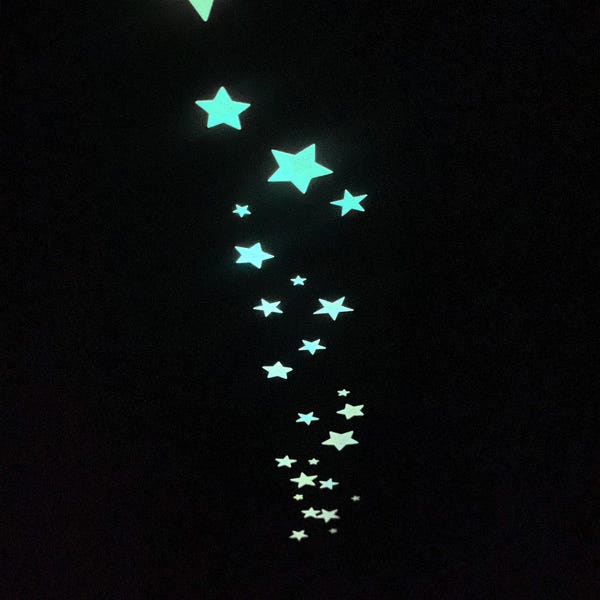 Glow in the Dark Ceiling Stickers - Etsy