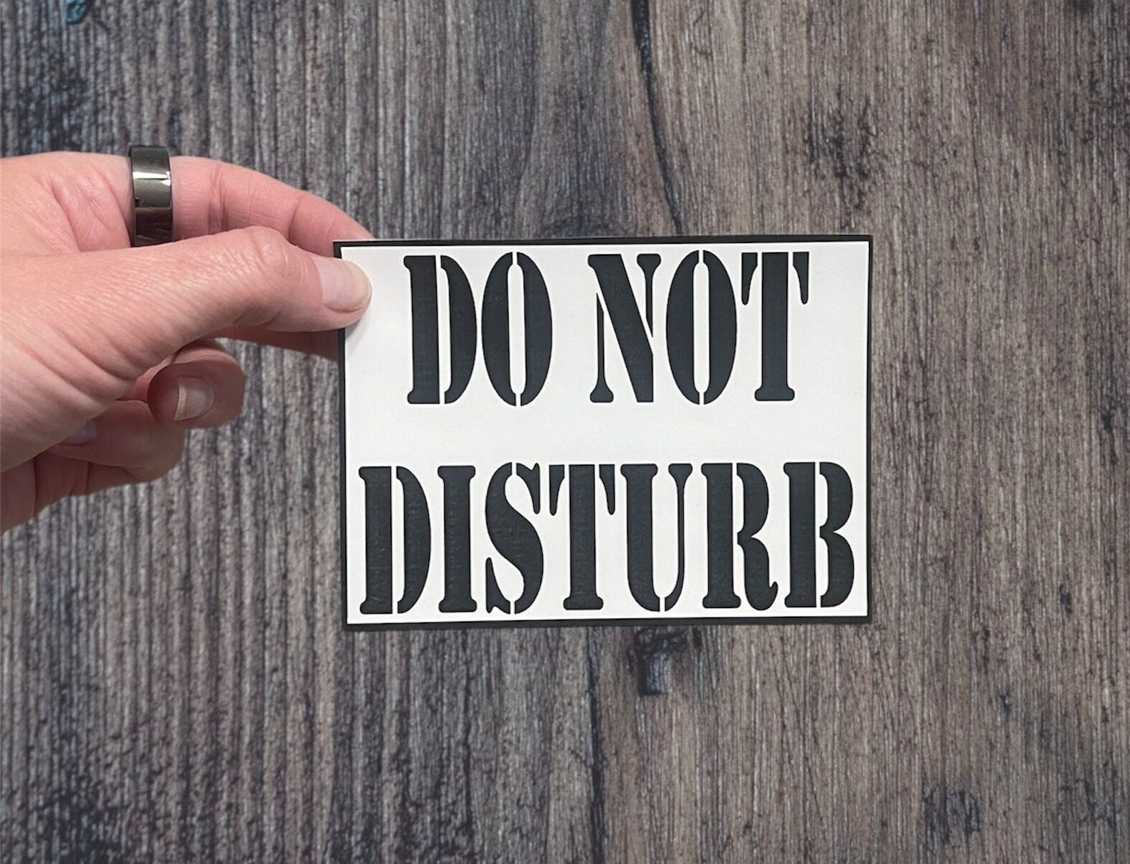 Do Not Disturb Sticker Door Sign Sticker Diary Journal Sticker Man Cave ...