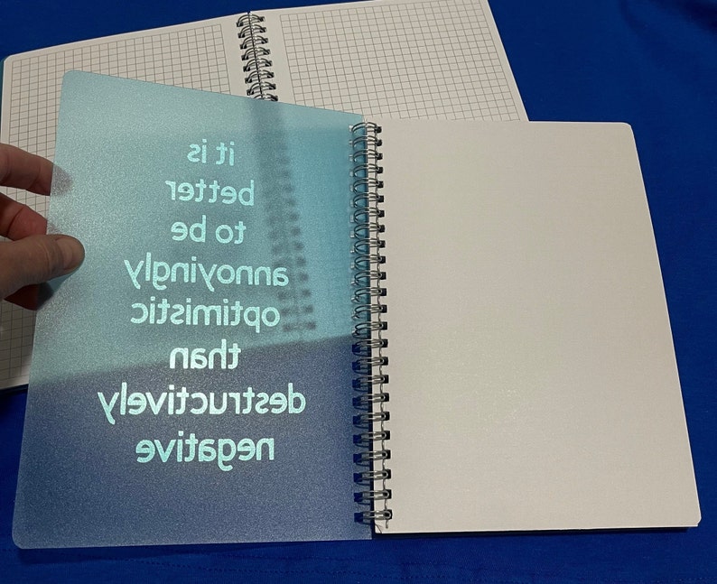 Optimism Quote Journal Motivational Notebook School Work Journal Hard ...