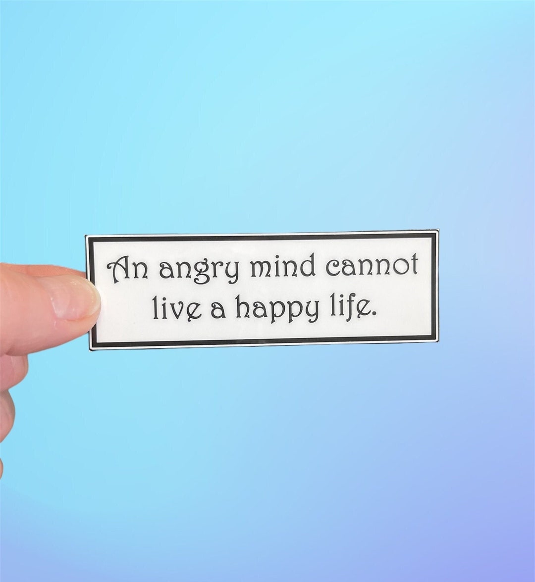 Wise Quote Sticker Anger Management Sticker Life Perspective Sticker ...