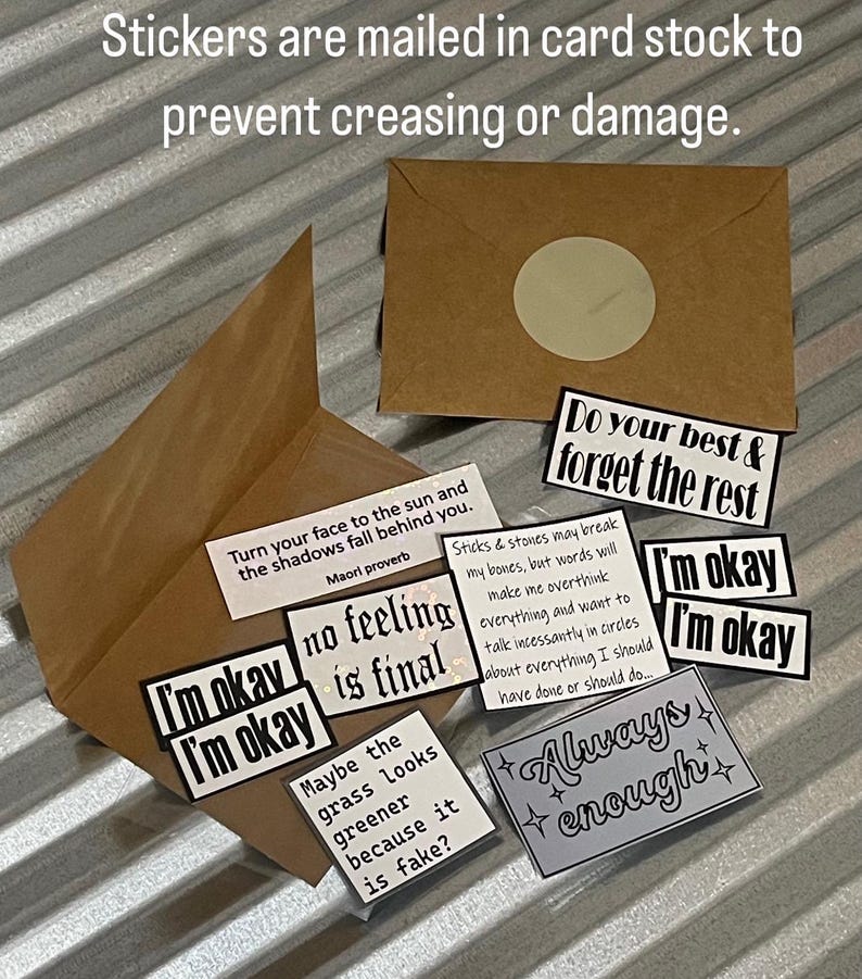 Therapy Sticker Anxiety Self Talk Stickers Psychology Coping Skills ...