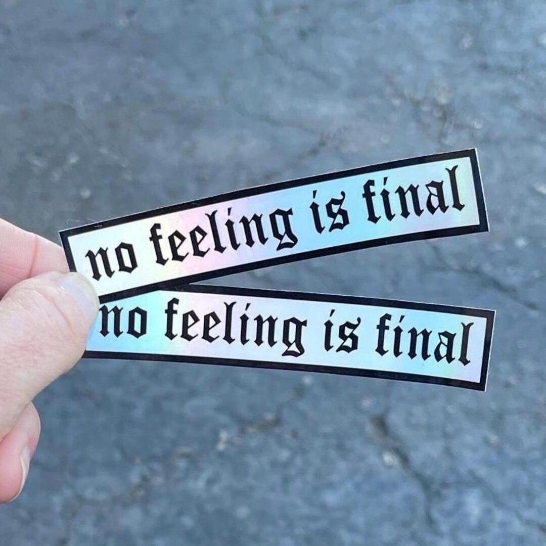 DBT Sticker No Feeling is Final, Positive Affirmation Coping Skill ...