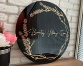 Round Business Logo Sign Custom Logo Business Sign for Wall - Etsy