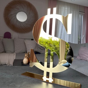 Dollar Sign, Dollar Art, Money Sign, Money Shape, Laser Cut Dollar, One ...