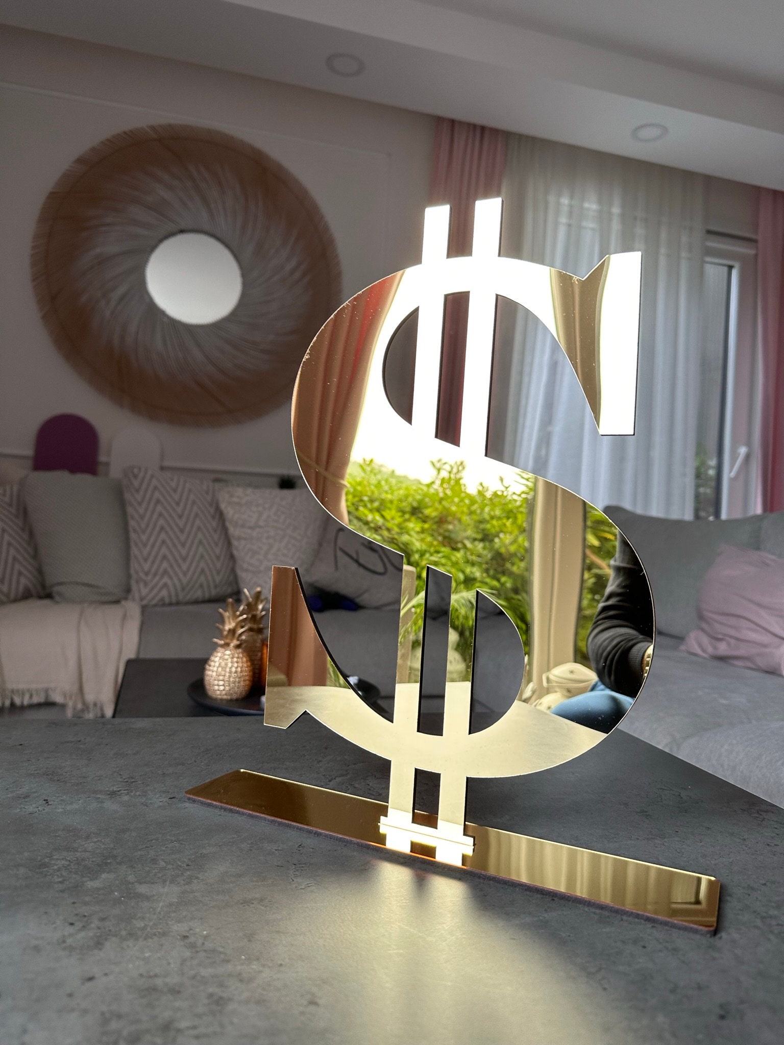 Dollar Sign, Dollar Art, Money Sign, Money Shape, Laser Cut Dollar, One ...