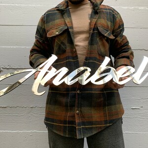 Custom Acrylic Name Sign, Backdrop Sign, Laser Cut Name, Personalized ...