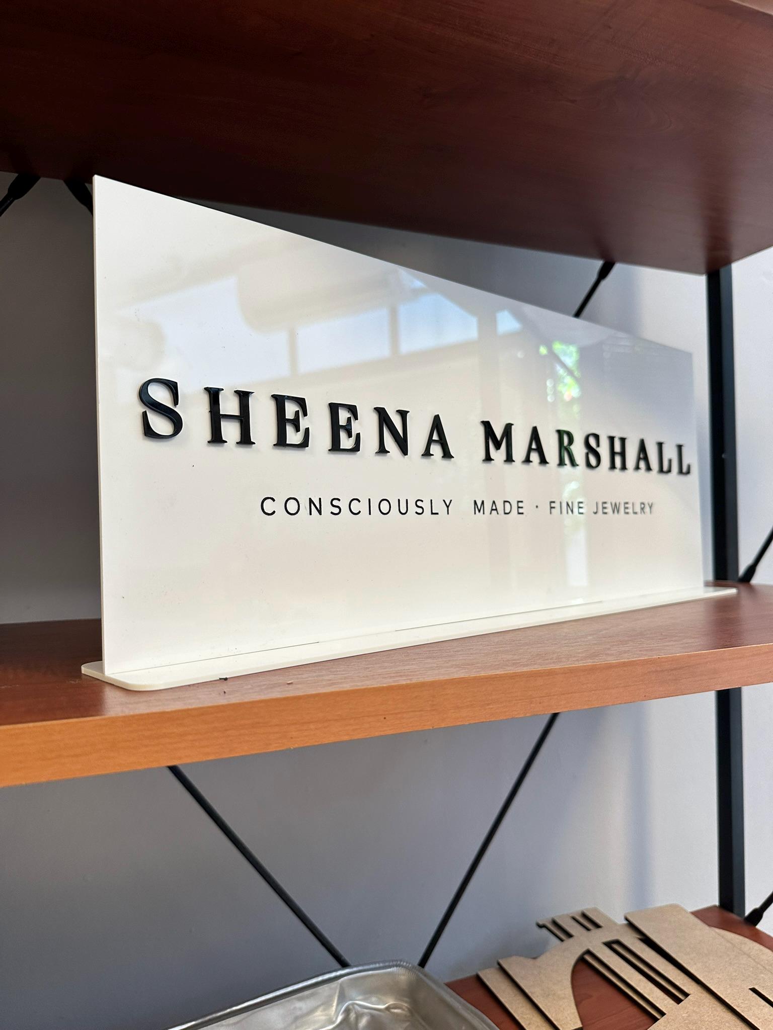 Table Sign With Logo, Custom Name Table Sign, Business Table Sign ...