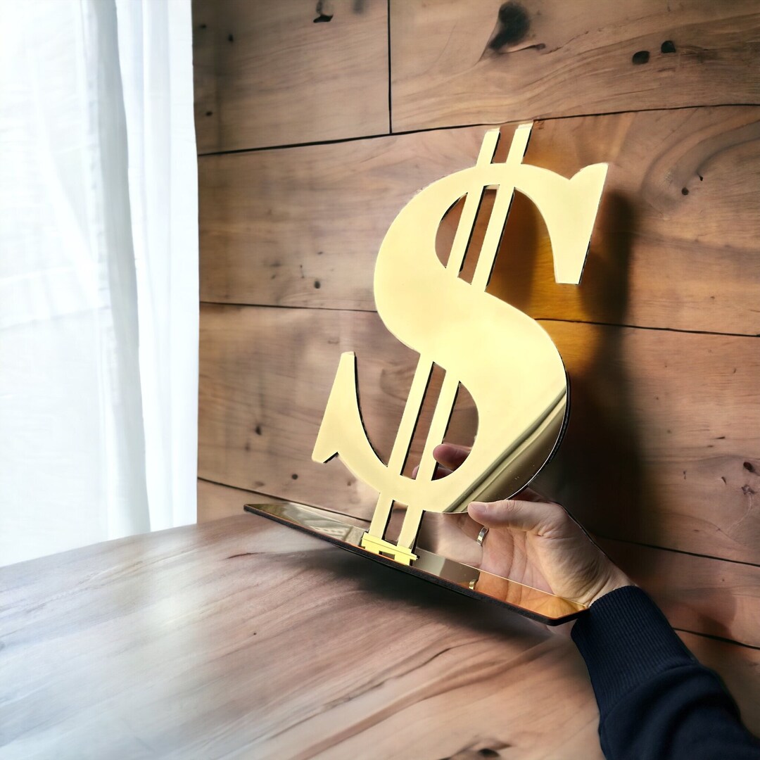Dollar Sign Dollar Art Money Sign Money Shape Laser Cut - Etsy
