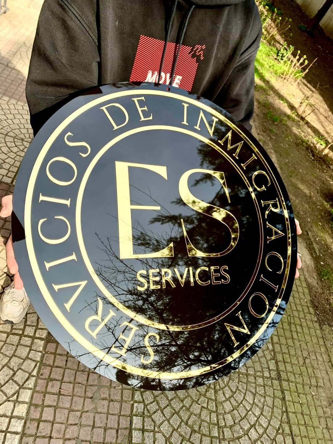 3D Door Wall Sign, Acrylic Logo Sign, Office Storefront, Custom ...