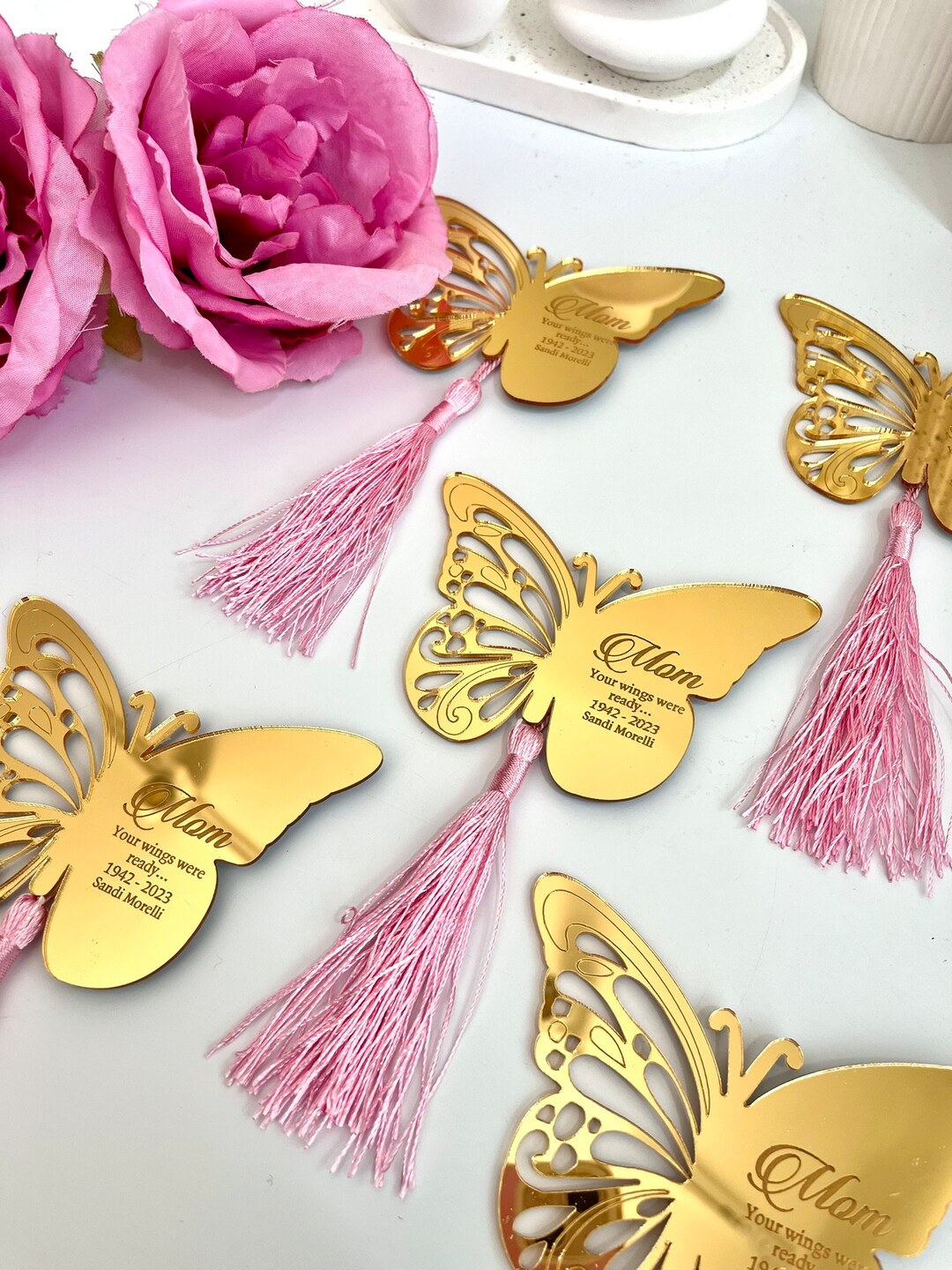 Butterfly Favors, 10pcs, Butterfly Magnet, Quinceanera Favor, Sweet 16 ...