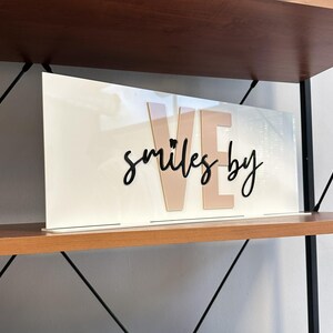Table Sign With Logo, Custom Name Table Sign, Business Table Sign ...
