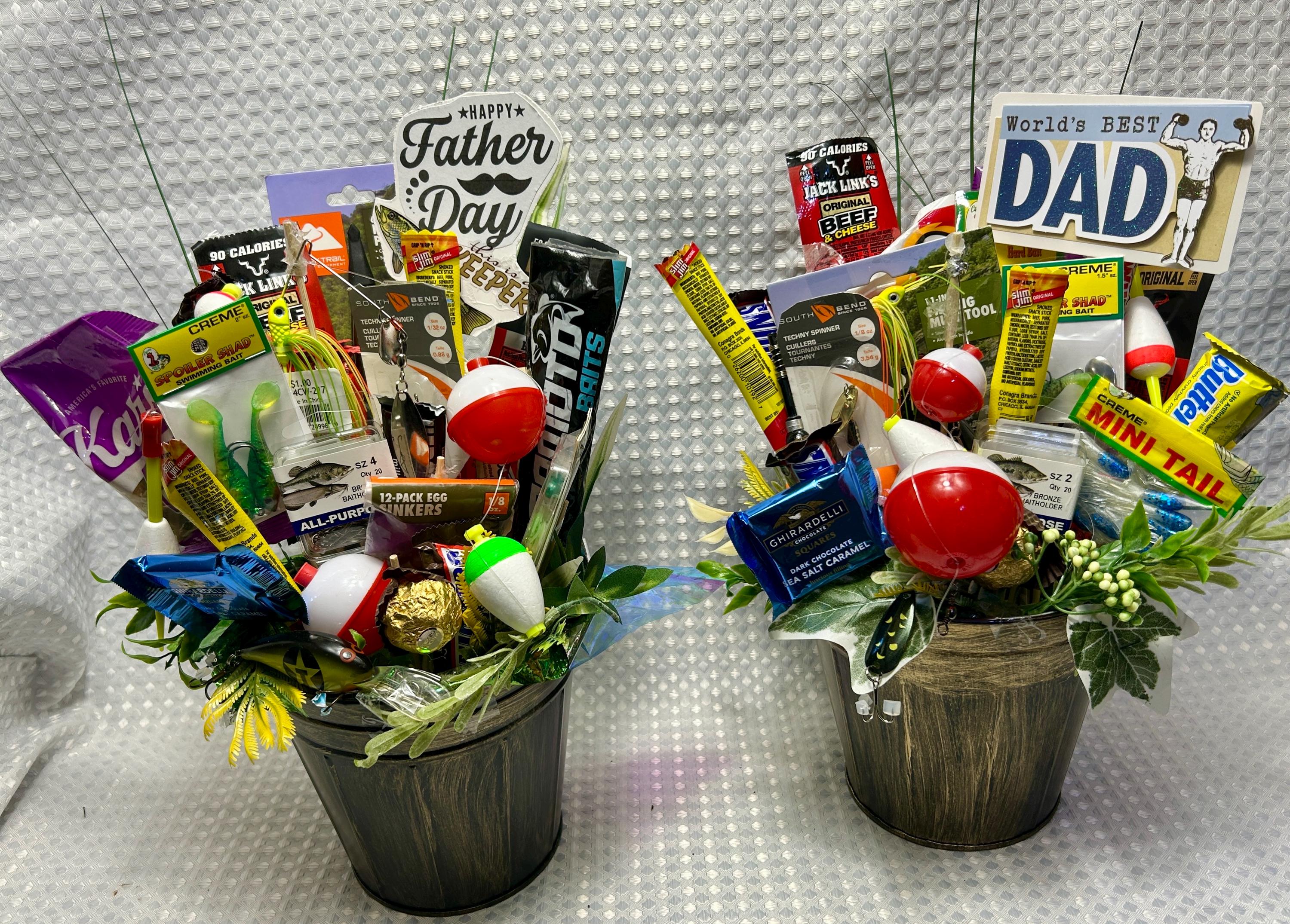 Crappie Fishing Themed Gift Bouquet: Tackle and Snacks - Etsy