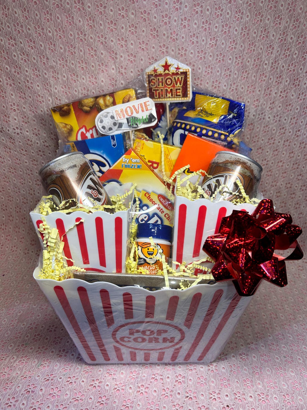 Movie Night Gift Basket-couples Date Night-birthday-appreciation Gift ...