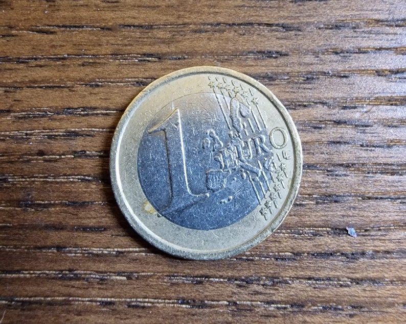 Italy 1-euro 2002 - Drawing by Leonardo Da Vinci - Da Vinci 2002 R - KM ...