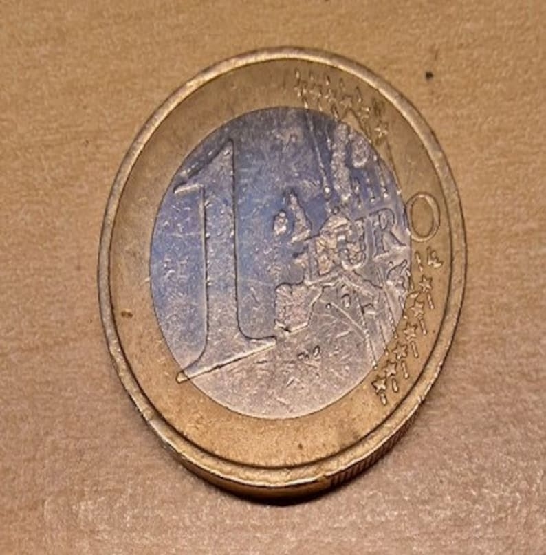 France 1-euro 1999 A Stylized Tree Plus Motto Liberte - Etsy