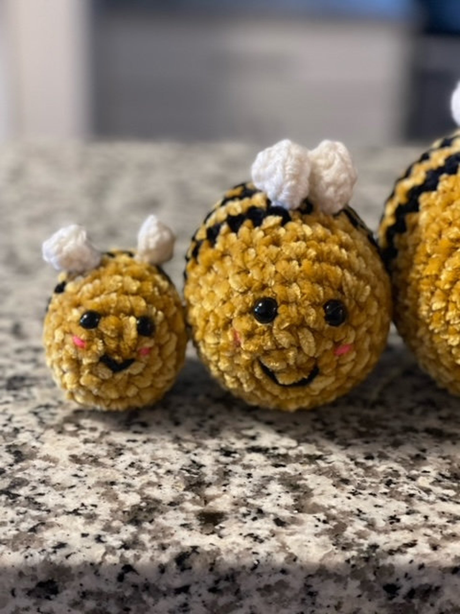 Velvet Bee Plushie 4 Pack - Etsy