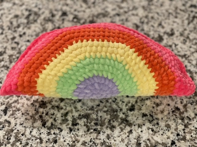 Rainbow Plushie - Etsy