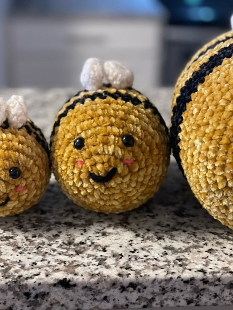 Velvet Bee Plushie 4 Pack - Etsy