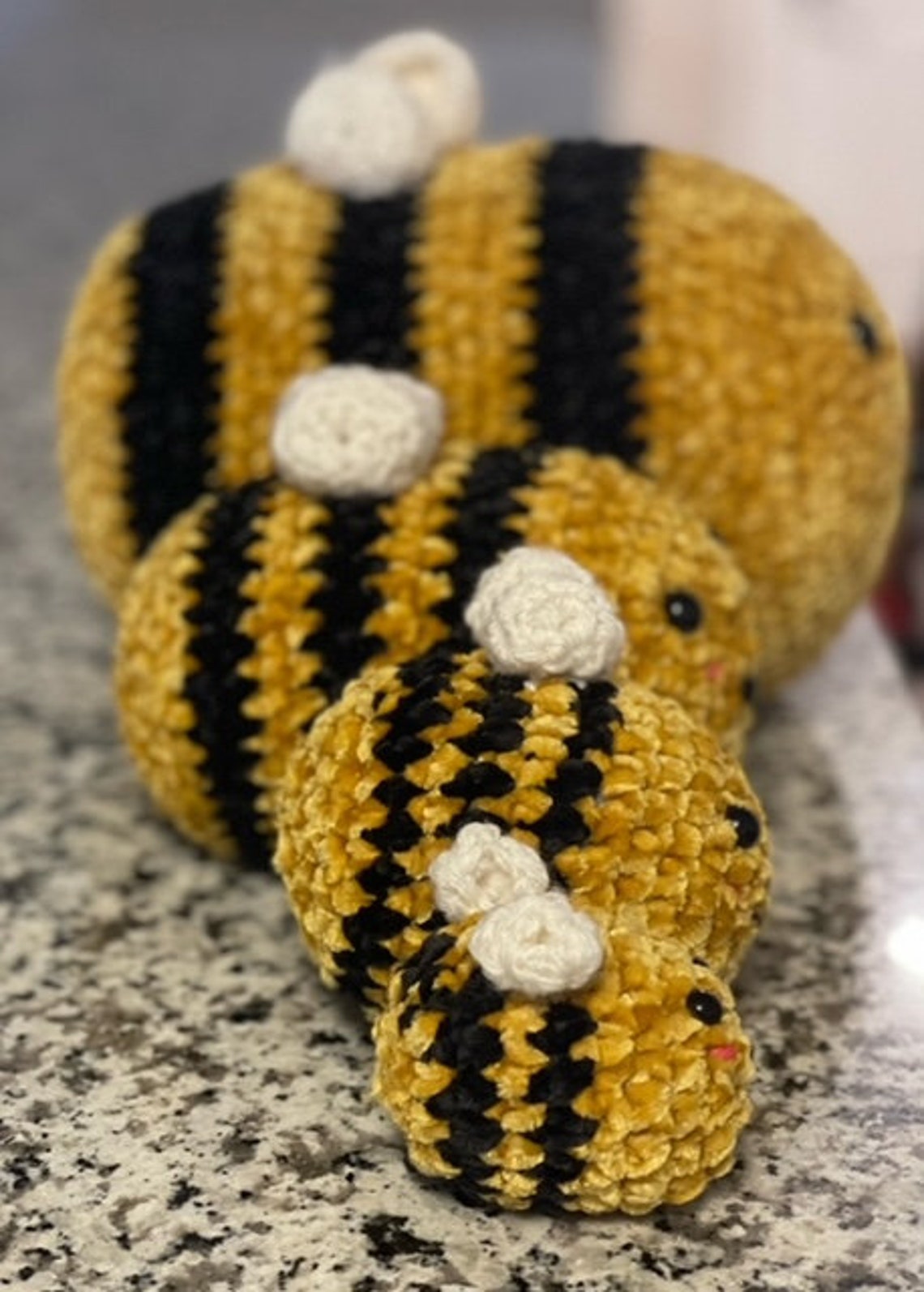 Velvet Bee Plushie 4 Pack - Etsy