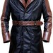 Men's Jacob Game Cosplay Costume Leather Handmade Trench Coat - Etsy