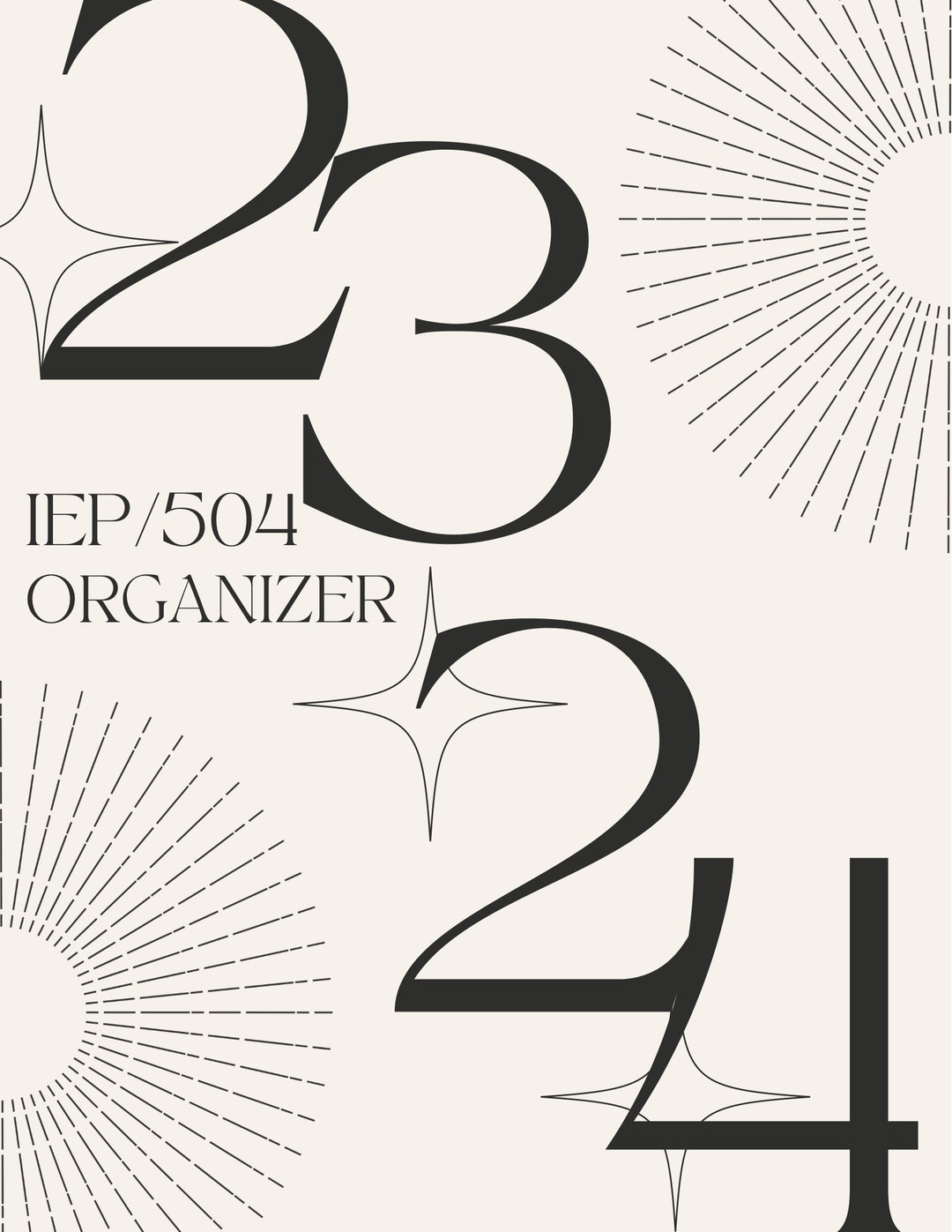Printable IEP/504 Organizer for Parents - Etsy